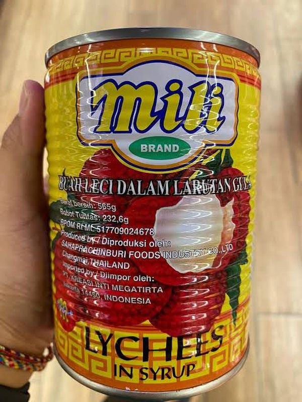 Mili lychee in syrup 565 g