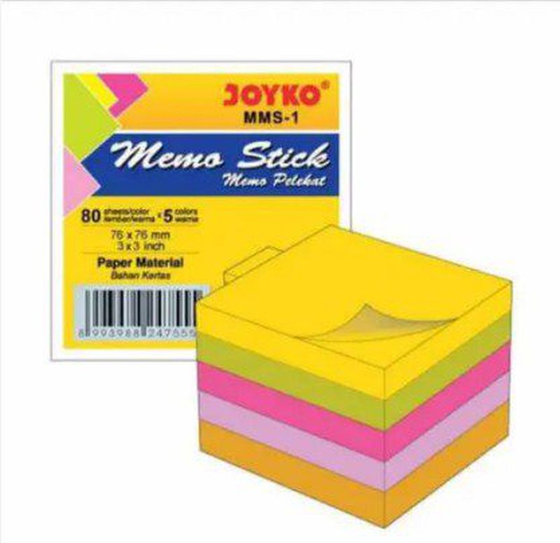 Post-it Note 3M 654 colour (isi 5 pad)