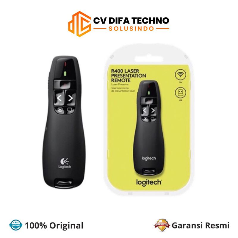 Laser Pointer Wireless Logitech R400 Original