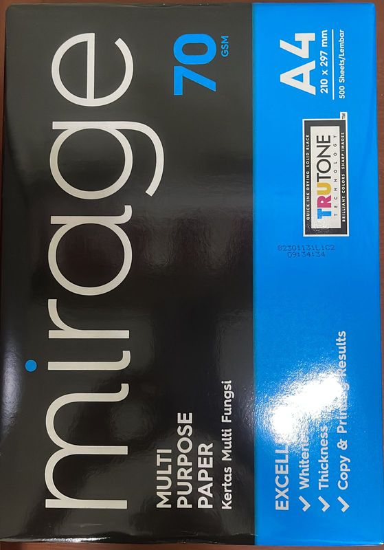 KERTAS HVS A4 MIRAGE