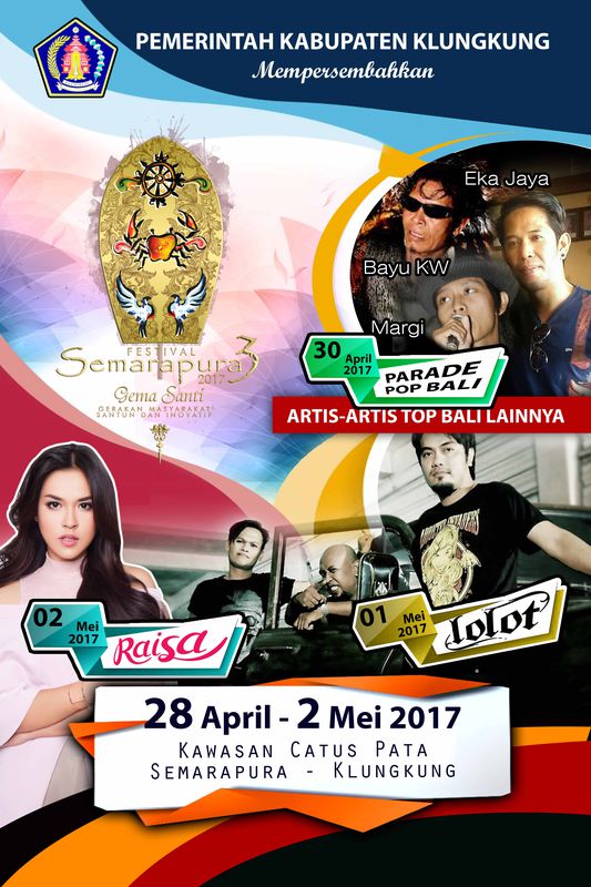 Baliho Festival Semarapura (Finishing)