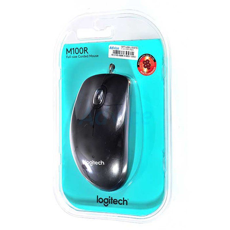 Mouse Optical LOGITECH M100R - Black