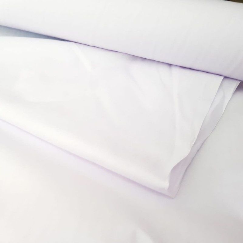 Kain satin putih