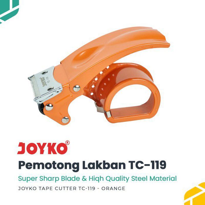 JOYKO Tape Dispenser Pemotong Lakban Pita Perekat Tape Cutter TC-119