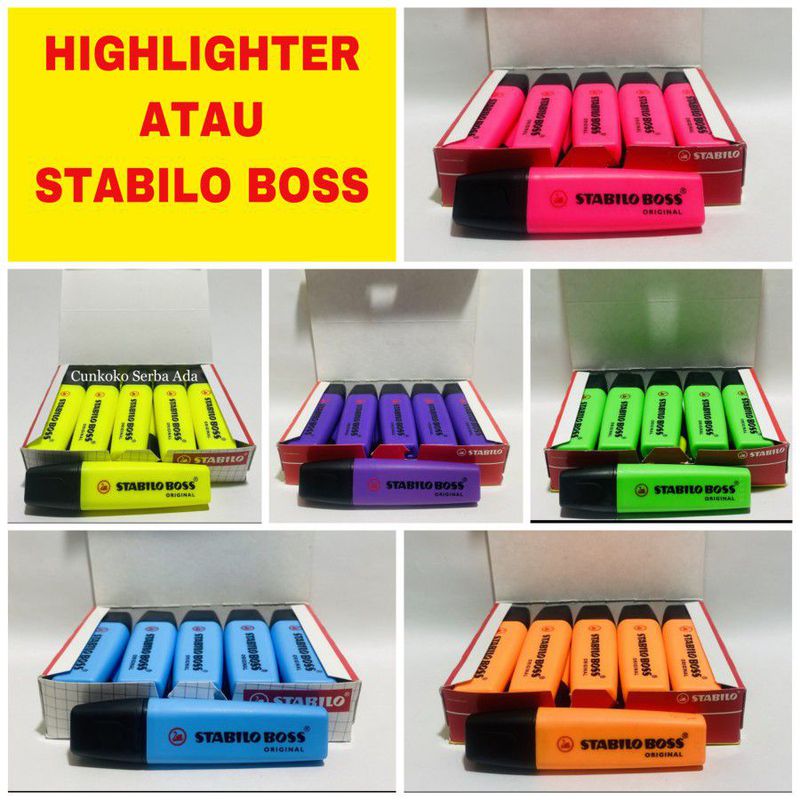STABILO BOSS ISI 10