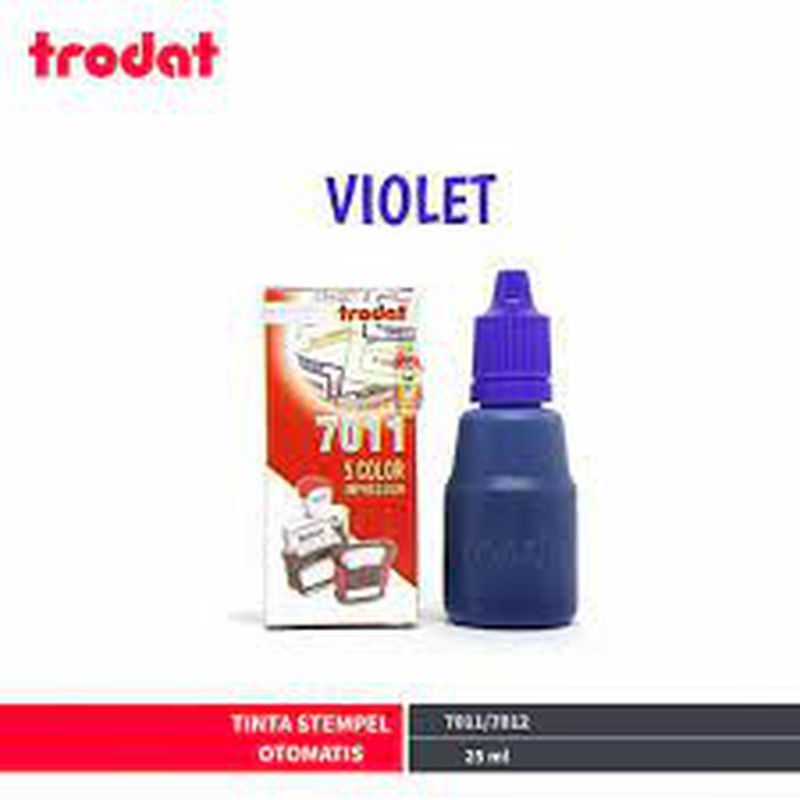 Tinta Stempel 25ml warna ungu