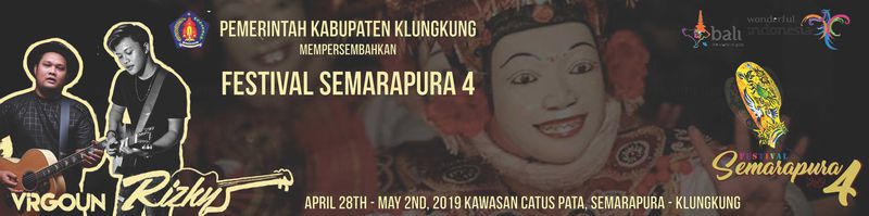 Spanduk Festival Semarapura