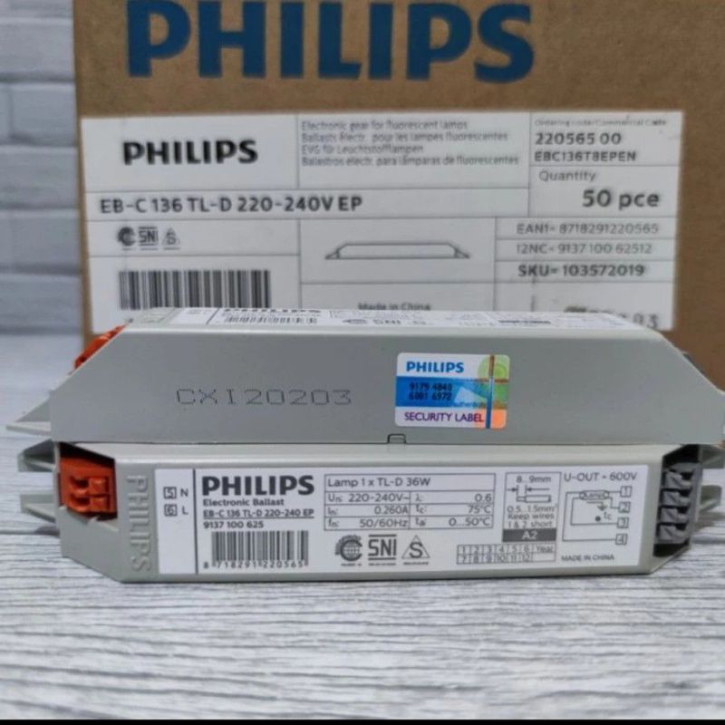 Ballast Elektrik 2x36 Watt