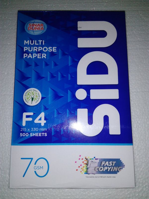 Kertas SIDU F4 70 gram