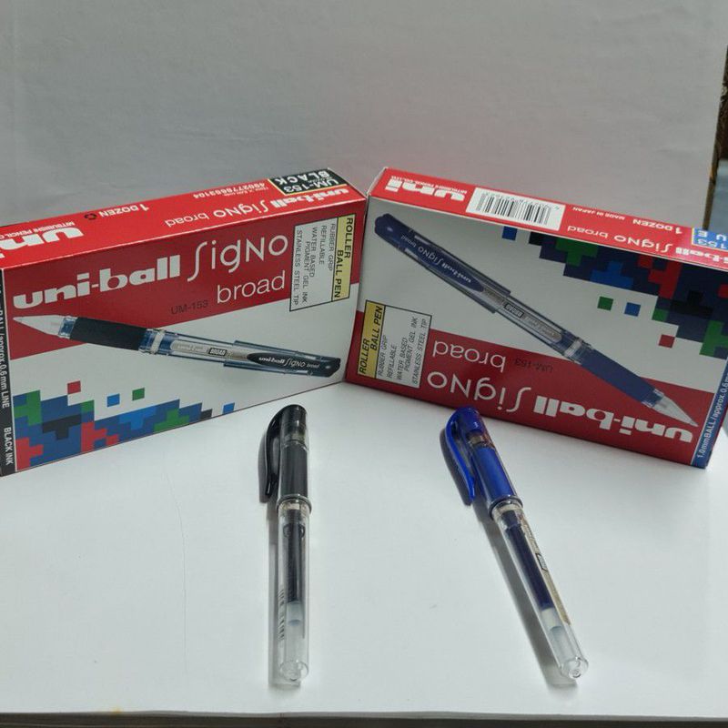 Pulpen Unibal Signo UM-153 - Hitam