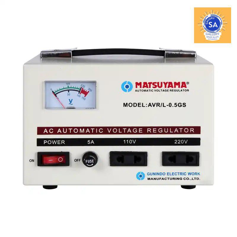 Stabilizer Listrik Stavolt Voltage Regulator MATSUYAMA -AVR - L 0.5 GS