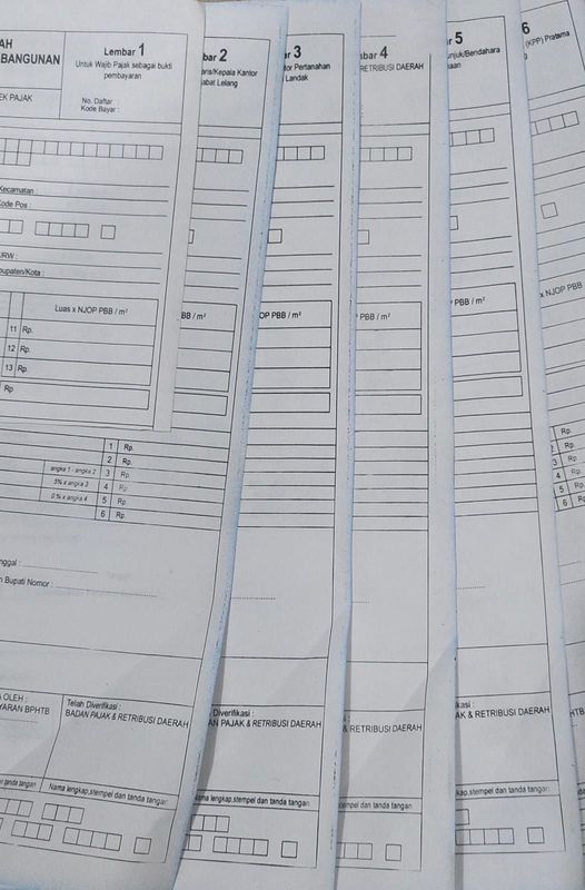 Cetak form hitam putih ncr 6 ply Folio