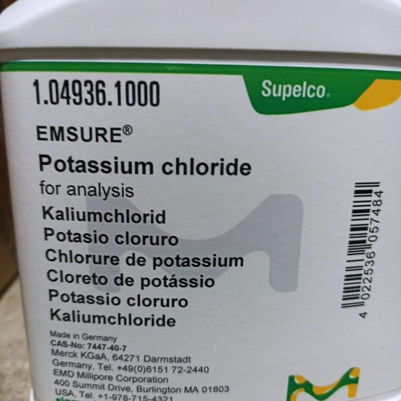 KCl (Kalium klorida)