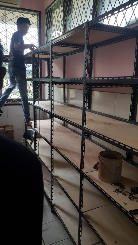 Lemari Rak Besi Siku Susun Serbaguna (5 Susun Uk. 2mx2m)