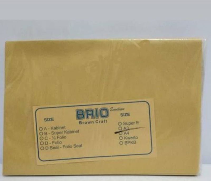 Amplop Coklat B4/A3