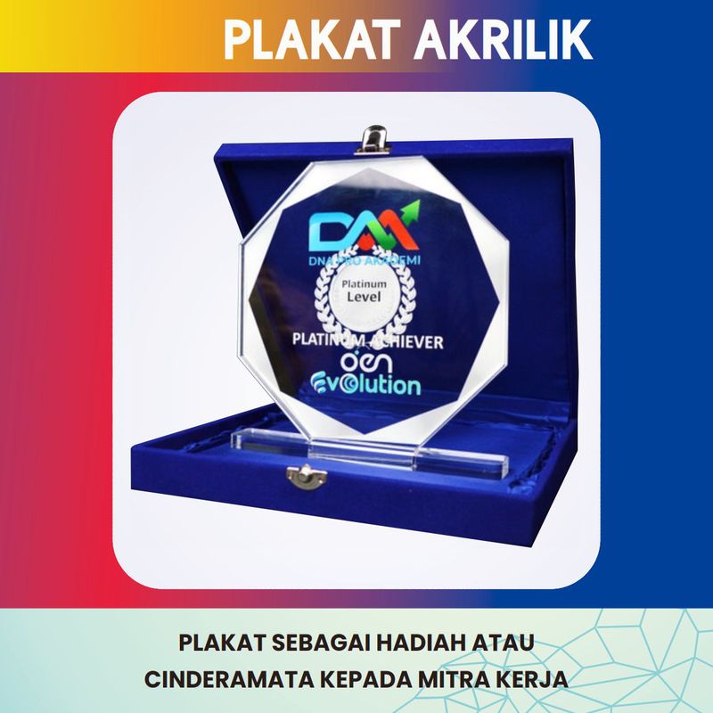 Plakat Akrilik - Persegi Enam