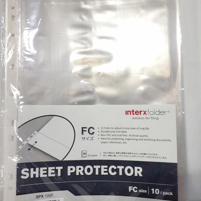 Sheet protector Folio model glossy F4