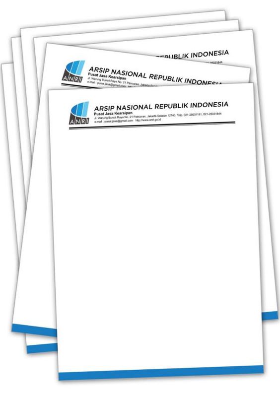 Kop Surat Custom Logo (F4 & A4) - F4