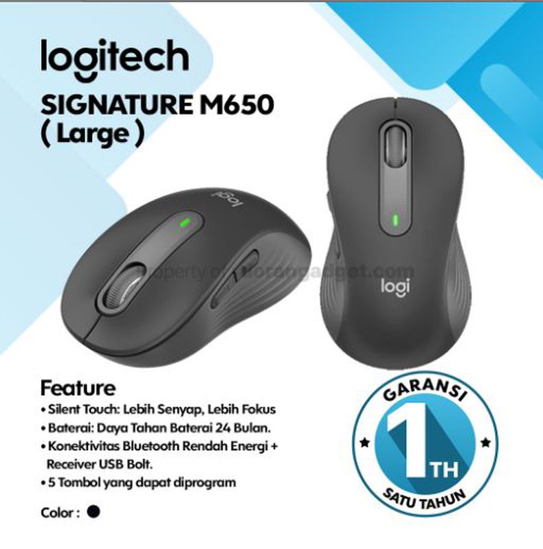 Mouse Logitech M650L Signature Wireless Mouse