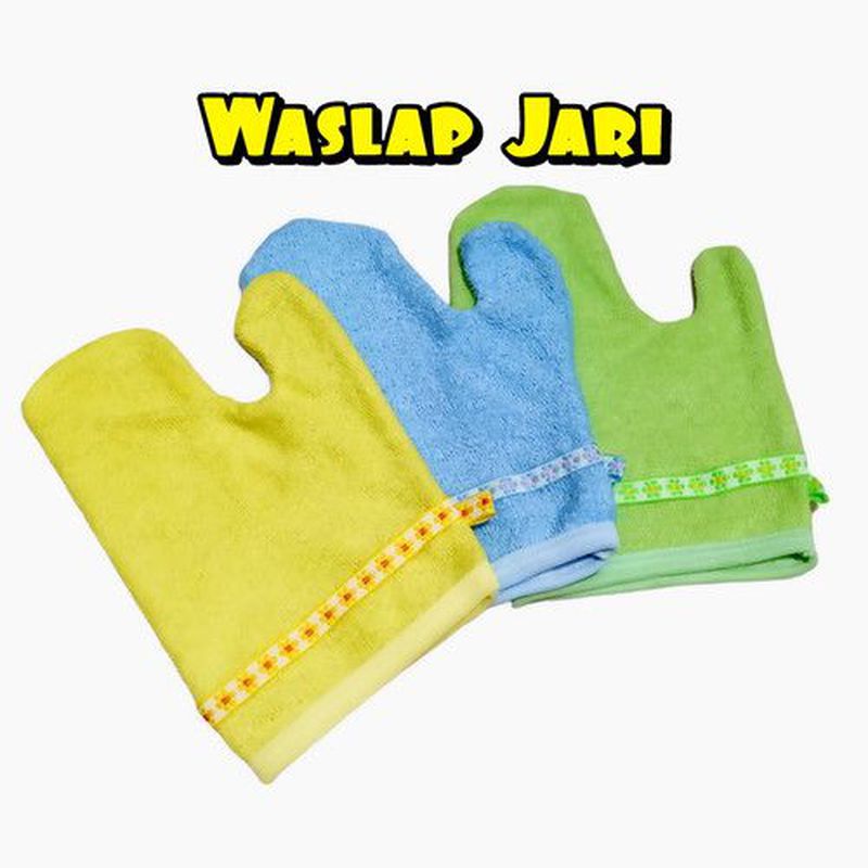Kain Lap Waslap Bahan Towel Cotton, Bentuk Tangan