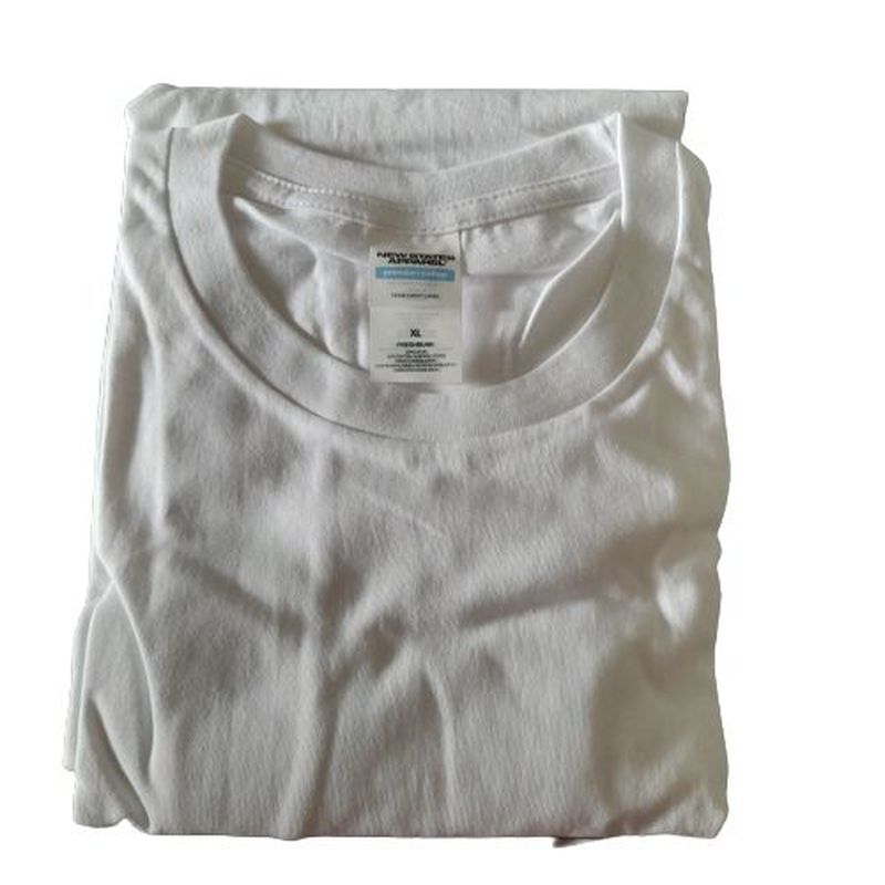 Kaos New States Apparel Premium white ukuran XL