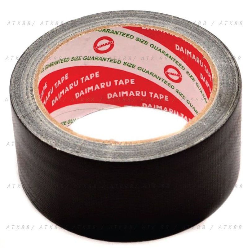 Lakban Daimaru Bening & hitam 2 inch - Lakban Bening