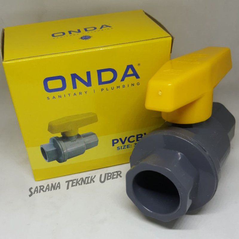 Ballvalve Onda 3/4 Inch / Stop Kran Onda / PVCBV 3/4 Inch