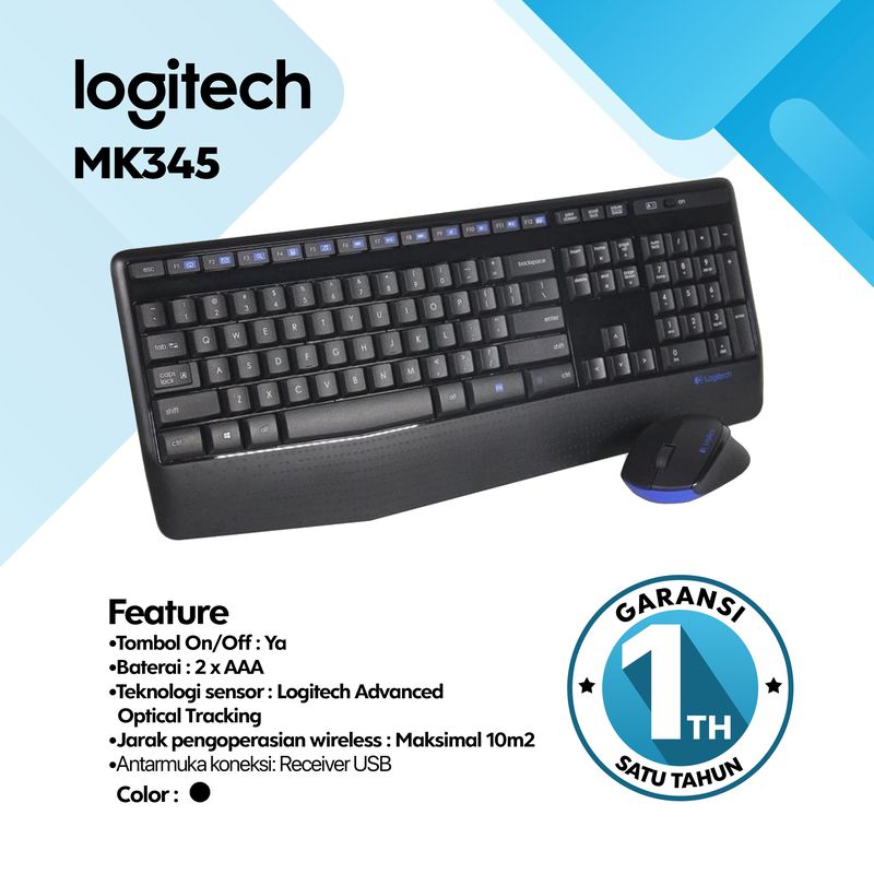 Mouse Keyboard Wireless MK345