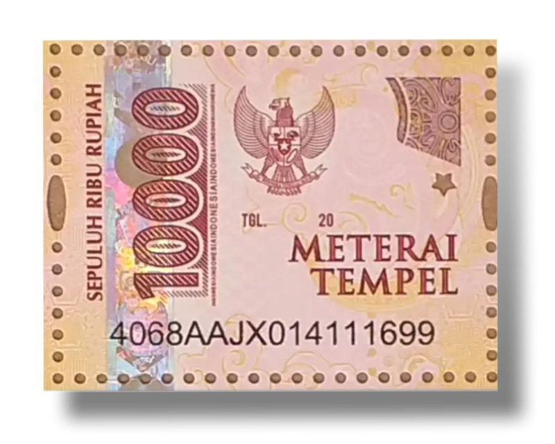 MATERAI POS Rp.10,000,-