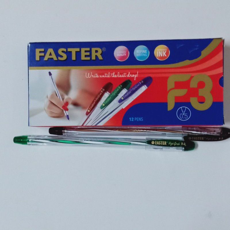 Pulpen Faster - Biru