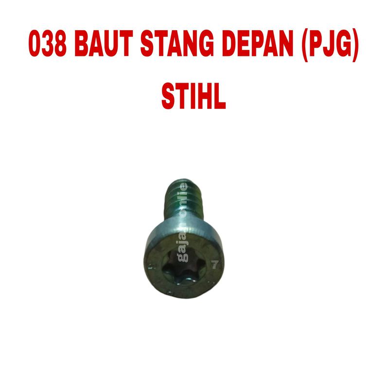 038 / 381 baut stang depan ulir panjang