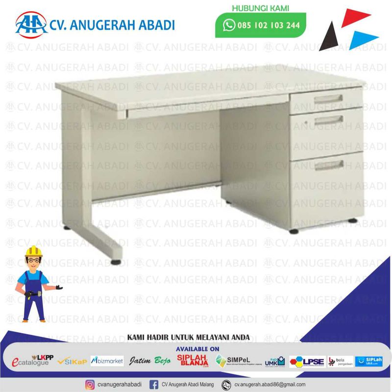 MEJA KERJA CHITOSE TKM-7012 W