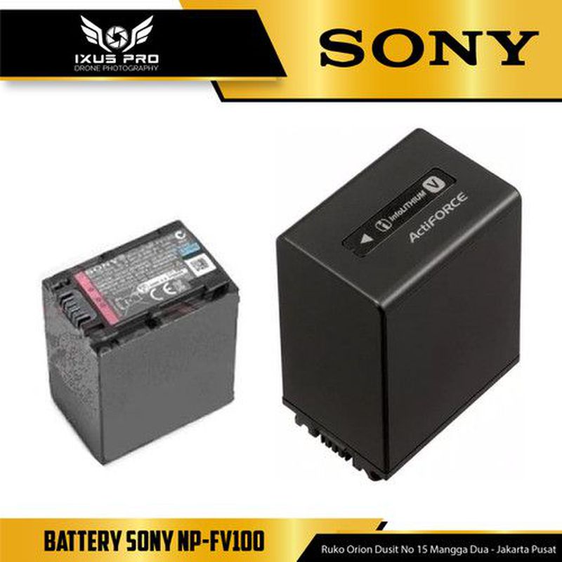 Baterai Handycam Merk Sony NP-FV100 - Baterai SONY