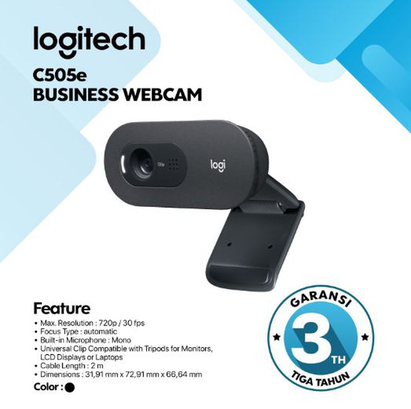 PC Logitech Webcam C505e