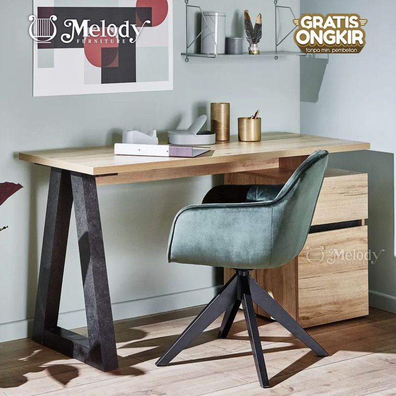 Furniture Meja Belajar Meja Kerja Meja Komputer CLUB C 140 - MATTERHORN