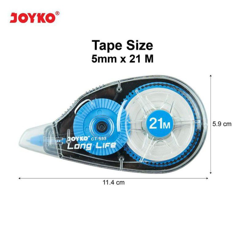 Tipex Kertas Joyko CT-522 Panjang 12 Meter