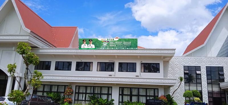Baliho atau banner untuk acara kegiatan kantor