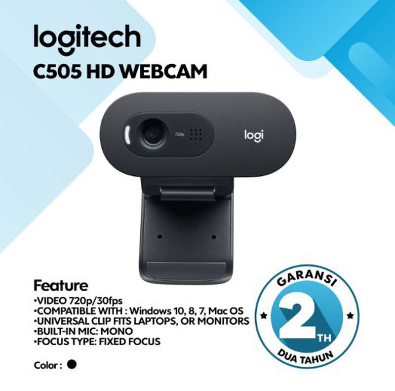 PC Logitech Webcam C505