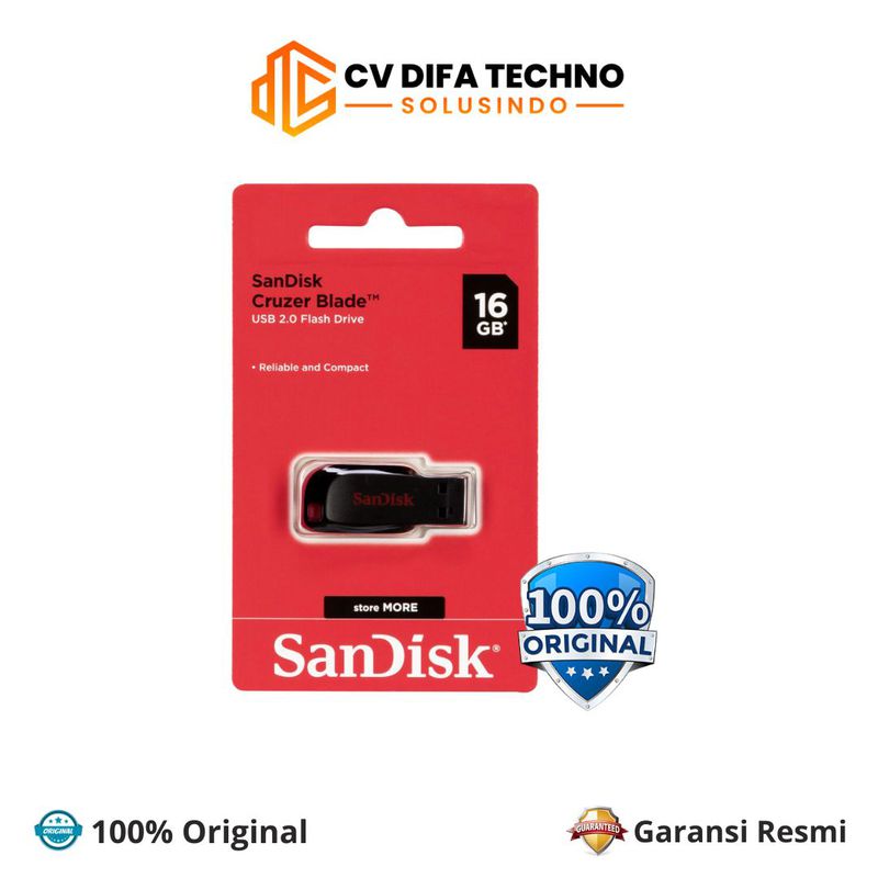 Flashdisk Sandisk Cruzer Blade 16GB