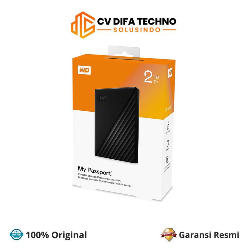 Hardisk External WD My Passport 2TB