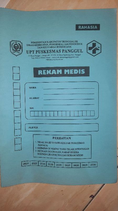 Map Snail Rekam Medis Puskesmas