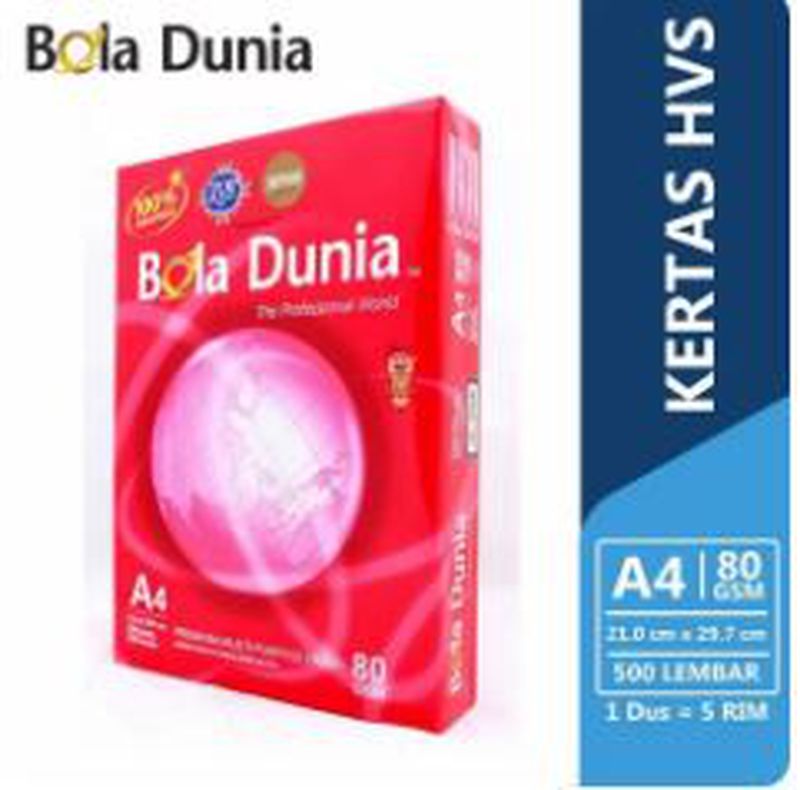 Kertas HVS A4 80gr / Rim