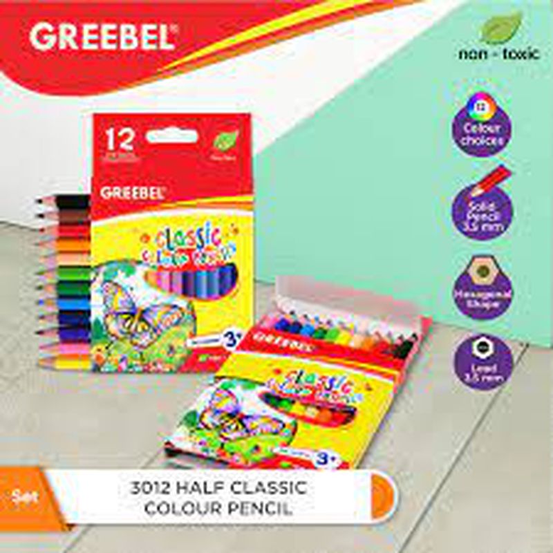 Krayon Greebel Classic Colour Kecil