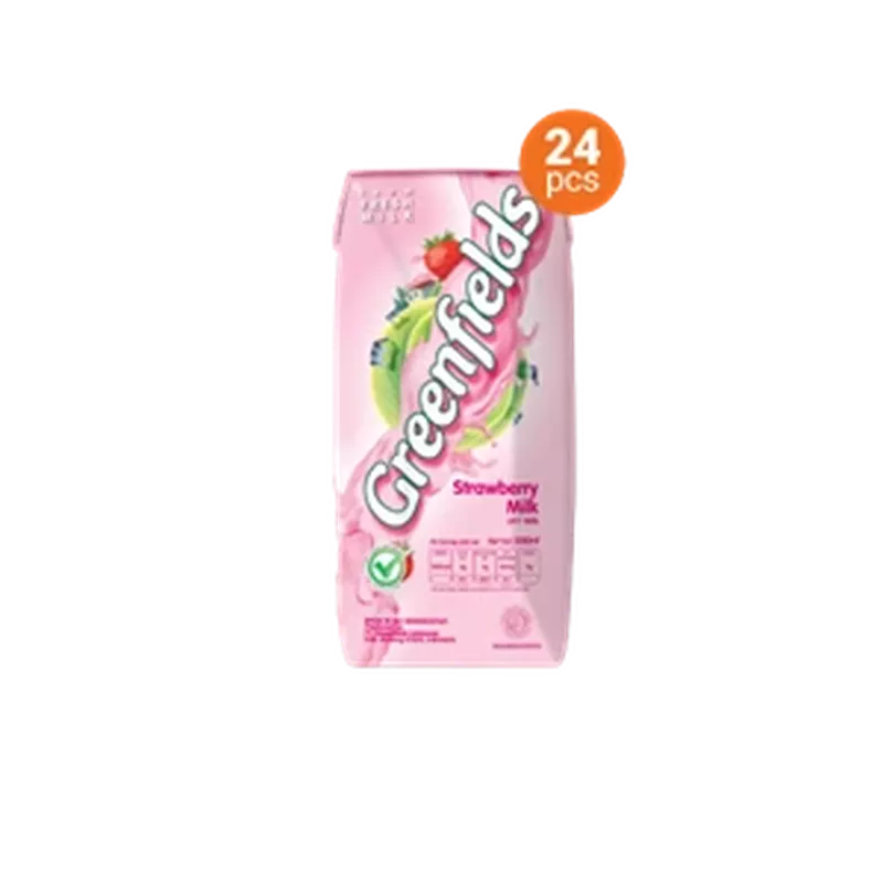 Susu UHT greenfield 200 ml isi 24 pcs
