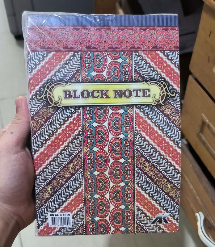 BUKU BLOCK NOTE WRITING PAD