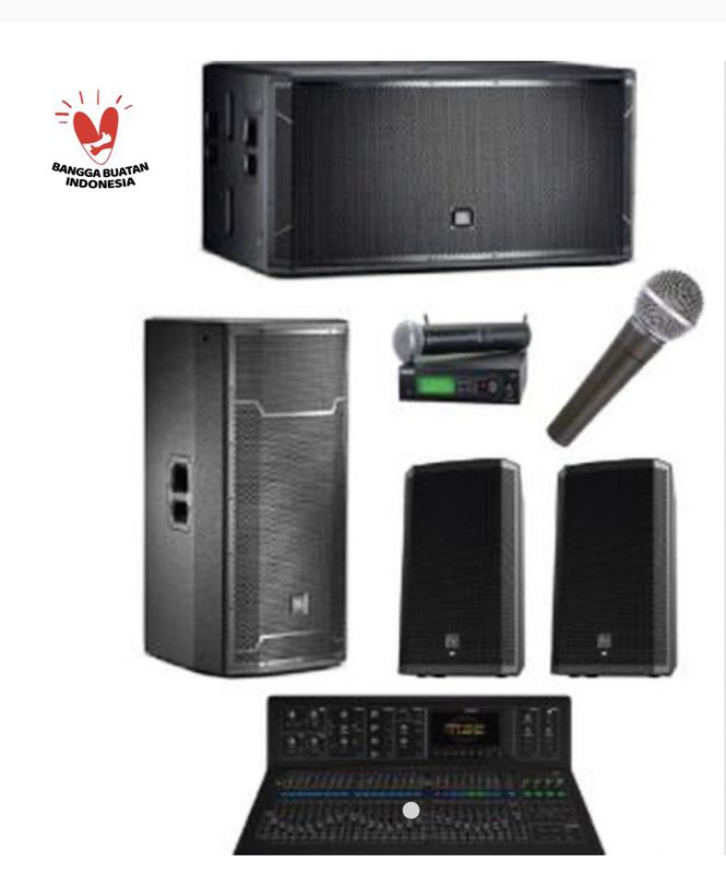 Sound system 5000 Watt + Keyboard