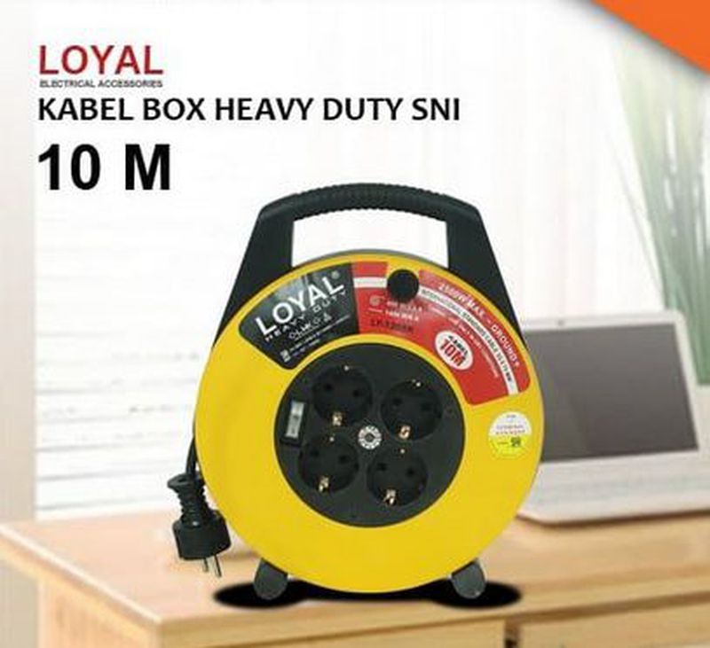 Kabel Roll 10 Meter Heavy Duty SNI Loyal