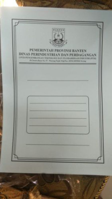 Map Dinas 36 x 23 cm