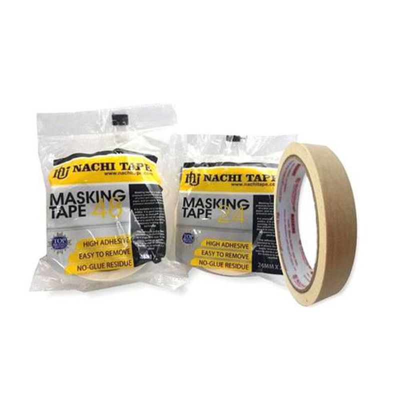 Lakban kertas Isolasi Kertas Masking Tape 1 inch