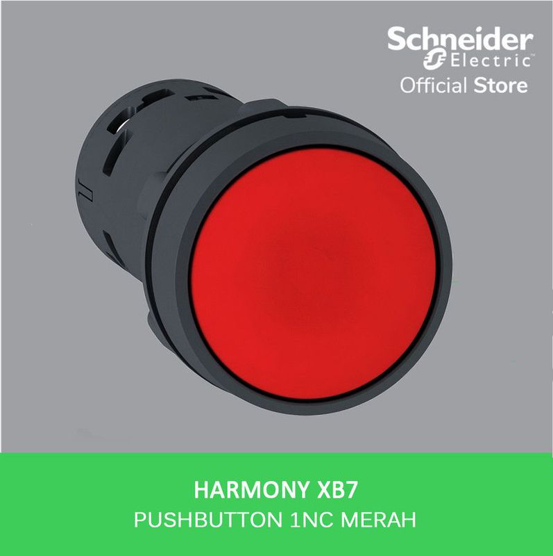 SCHNEIDER PUSH-BUTTON MERAH XB7NA42